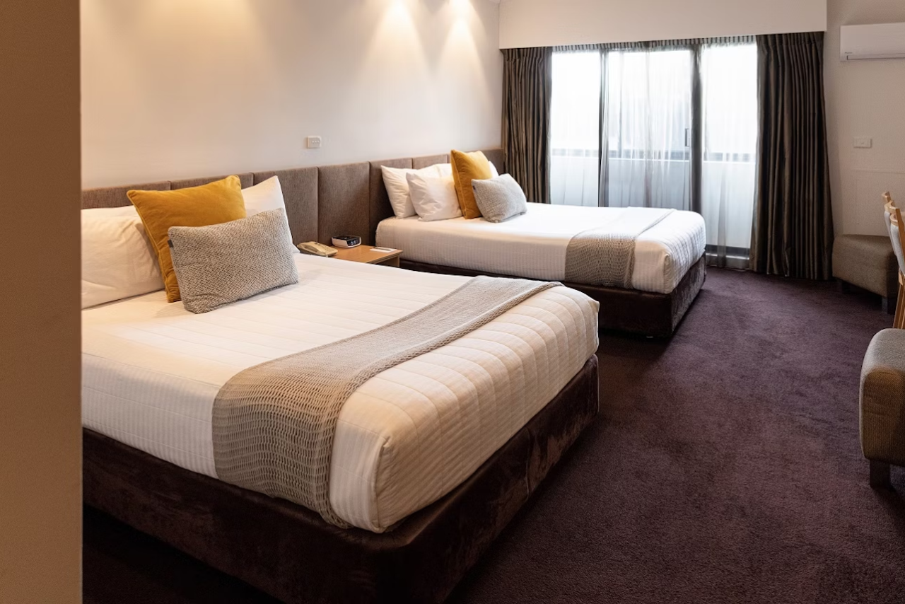 Deluxe Double Queen Room | The Executive, Newcastle